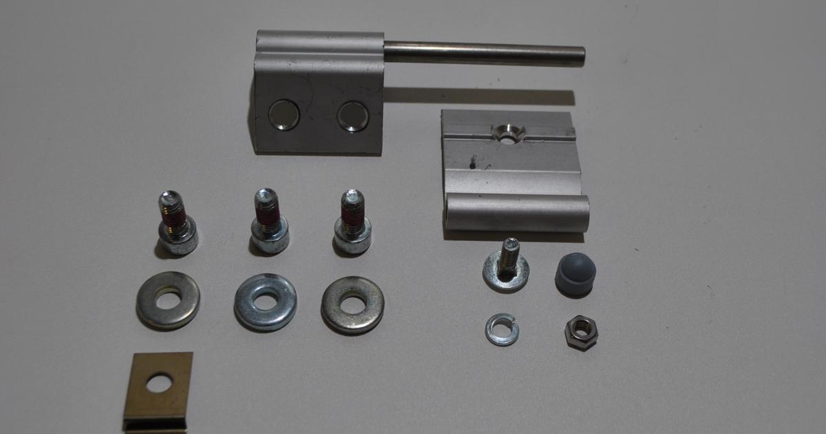 Scharnier K-ALU re kompl. mit Feder | HUMER Anhänger