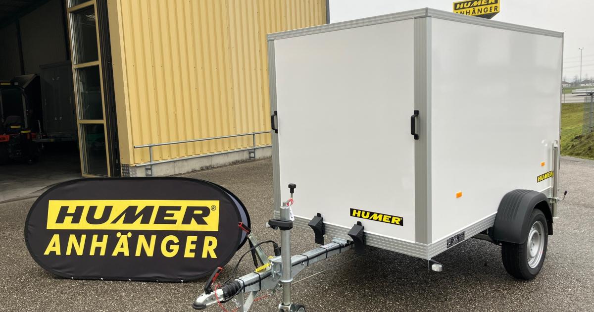 Kofferanhänger H02KLU2514-13-14-N-R | HUMER Anhänger, Tieflader ...